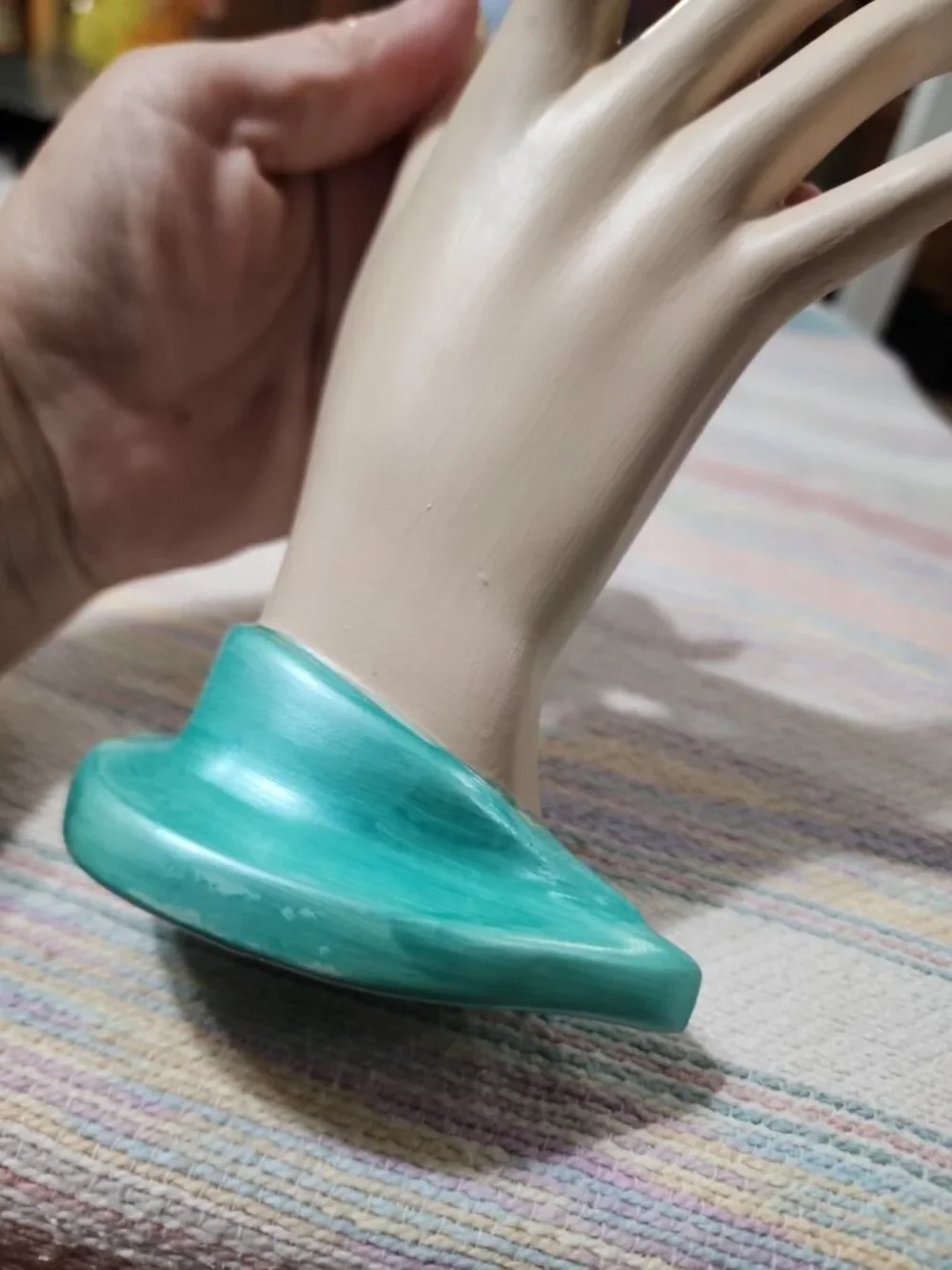 Handmade | Accents | Vintage Ceramic Hand Ring Holder Jewelry Display ...